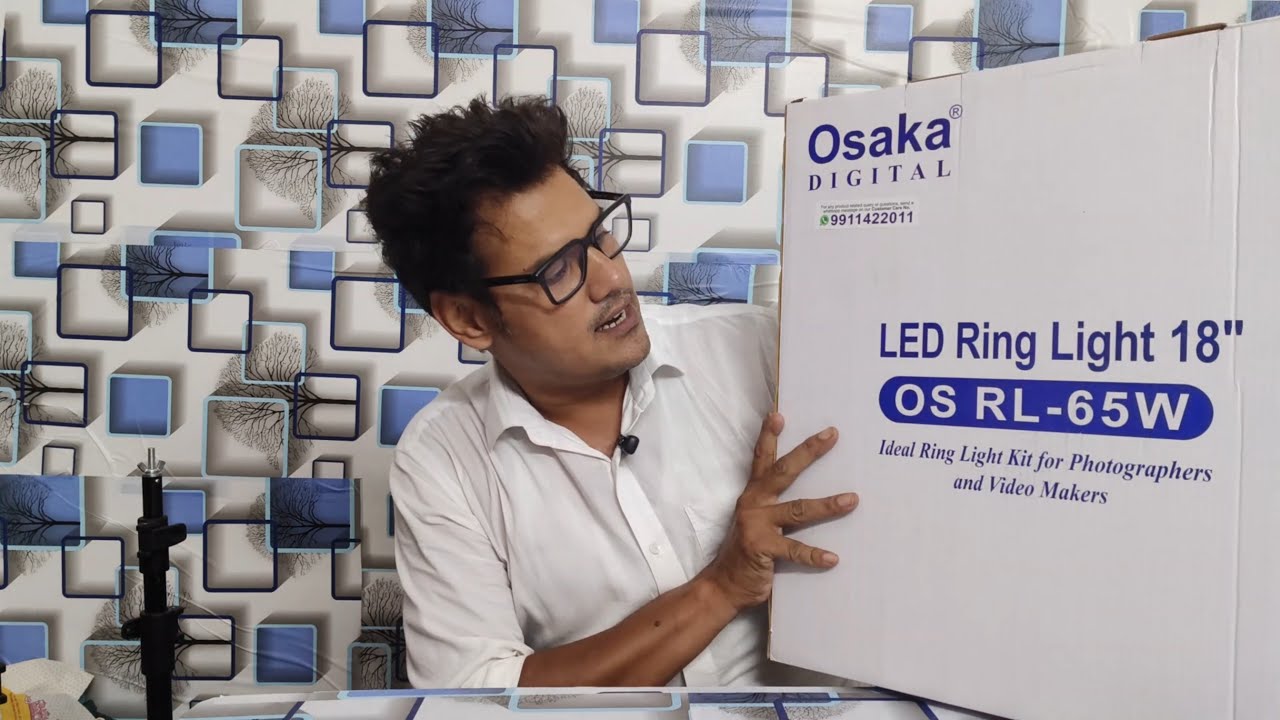 Osaka Ring Light Unboxing Best Ring Light for YouTube Videos - YouTube