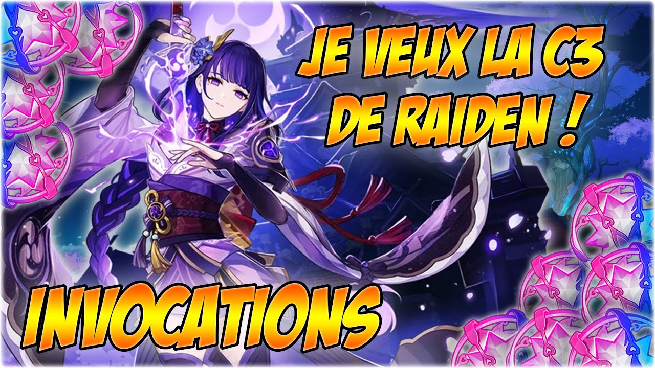 JE VEUX SA ABSOLUMENT SA C3 ! Invocation Shogun Raiden Genshin Impact ...