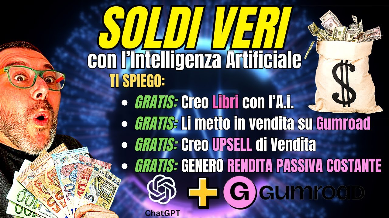 Fai SOLDI VERI con GUMROAD e ChatGPT - TUTORIAL COMPLETO - YouTube