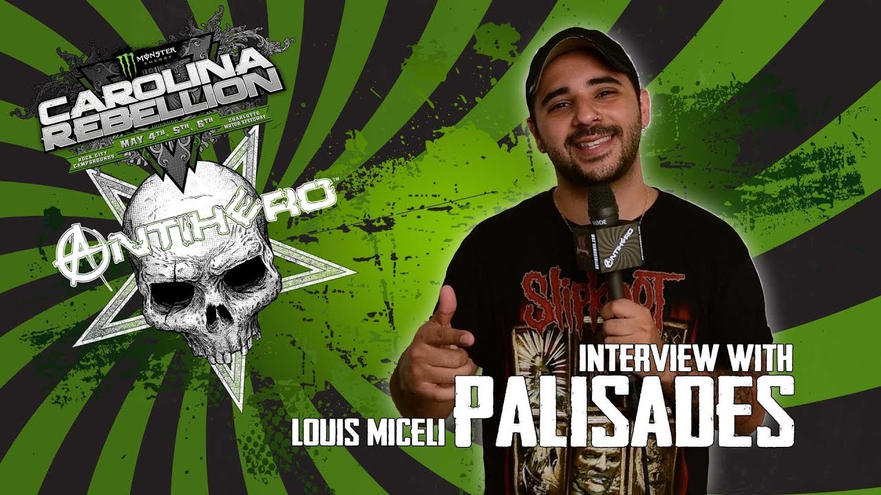 Interview with Louis Miceli of PALISADES at Carolina Rebellion 2018 ...