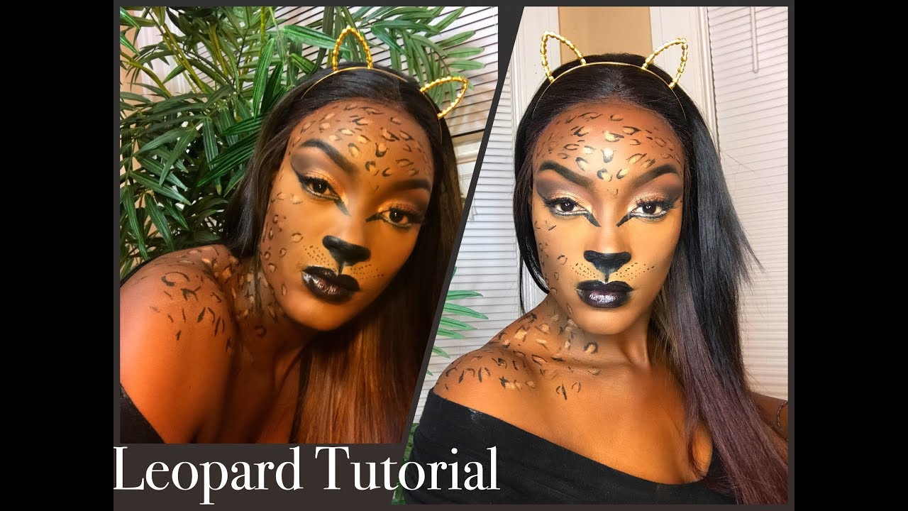 Leopard Makeup Tutorial/Halloween Edition/TVO - YouTube