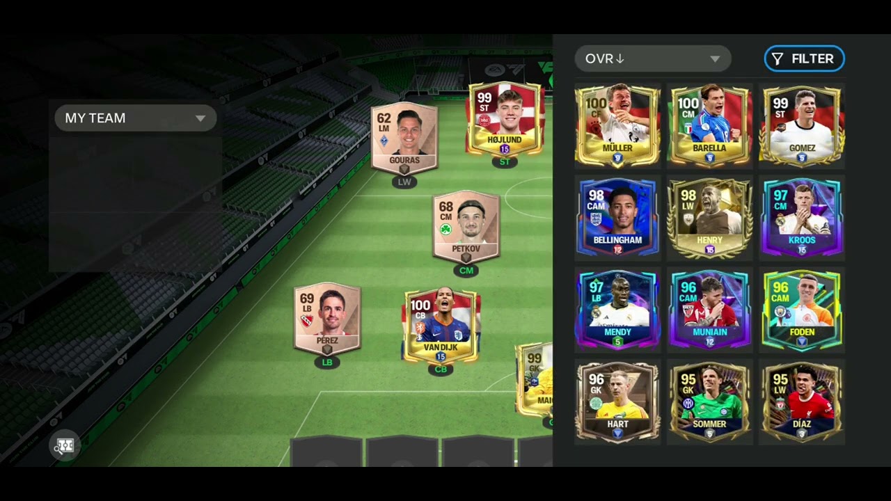 100 overall fifa mobile team - YouTube