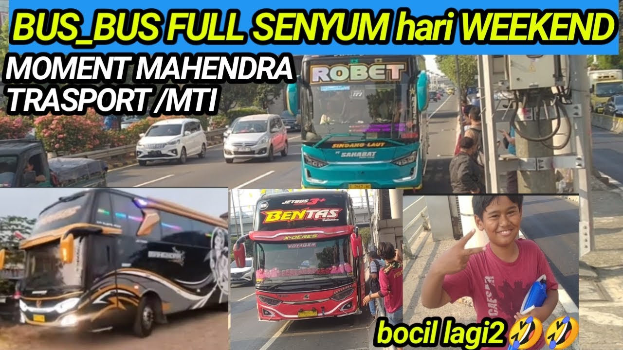 BUS_BUS FULL SENYUM HARI WEEKEND, MAHENDRA / MTI BUS KUNINGAN BENTAS ...