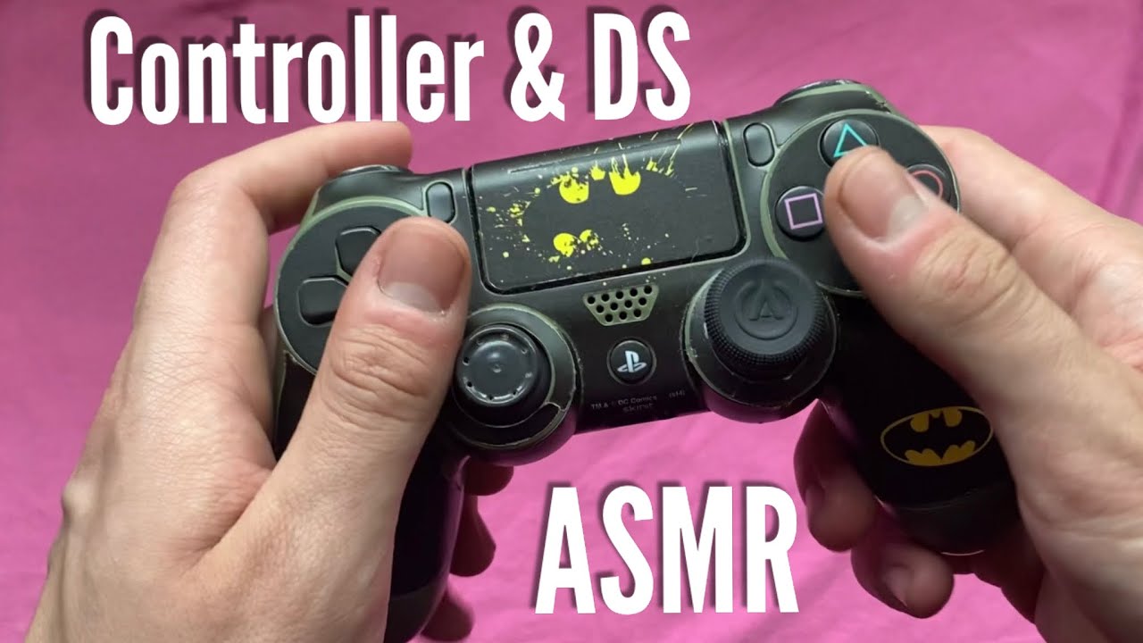 ASMR Controller Sounds (Button Tapping, Gripping, etc.) - YouTube