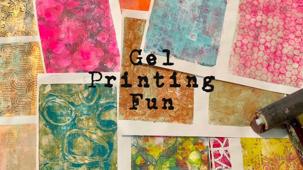 Let's Do Some Gel Printing - YouTube