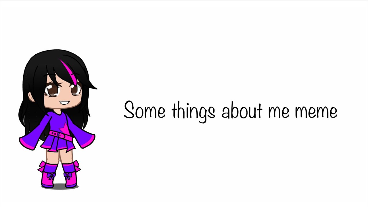 Some things about me meme (meet the editor) - YouTube