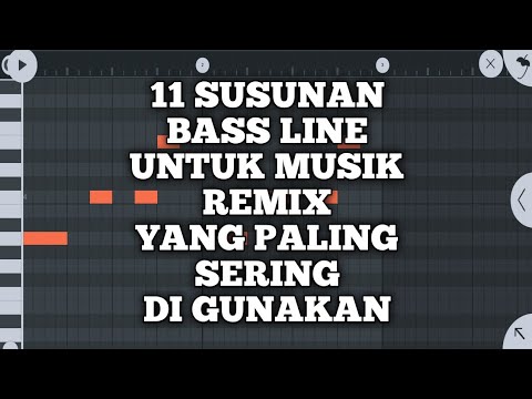 11 Susunan bass line untuk musik Remix - FL STUDIO MOBILE - YouTube