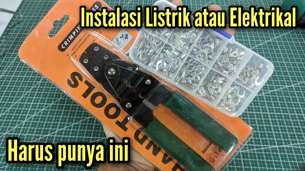 Tang Crimping dan Skun 320pcs Cocok buat instalasi listrik - YouTube
