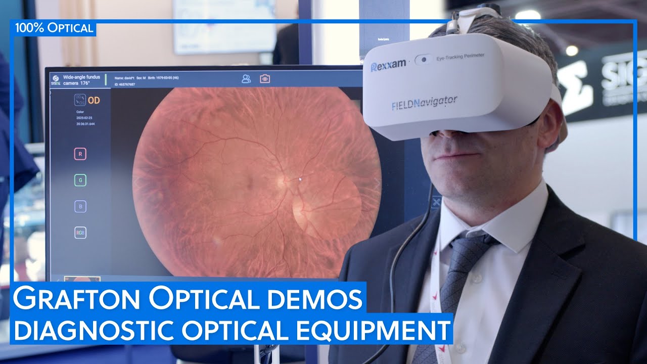 Grafton Optical hands free visual fields & new ultrawidefield - YouTube