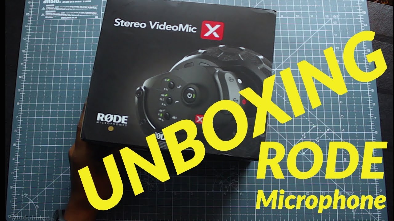 Unboxing Rode SVMX Videomic X Broadcast-Grade Stereo On-Camera ...