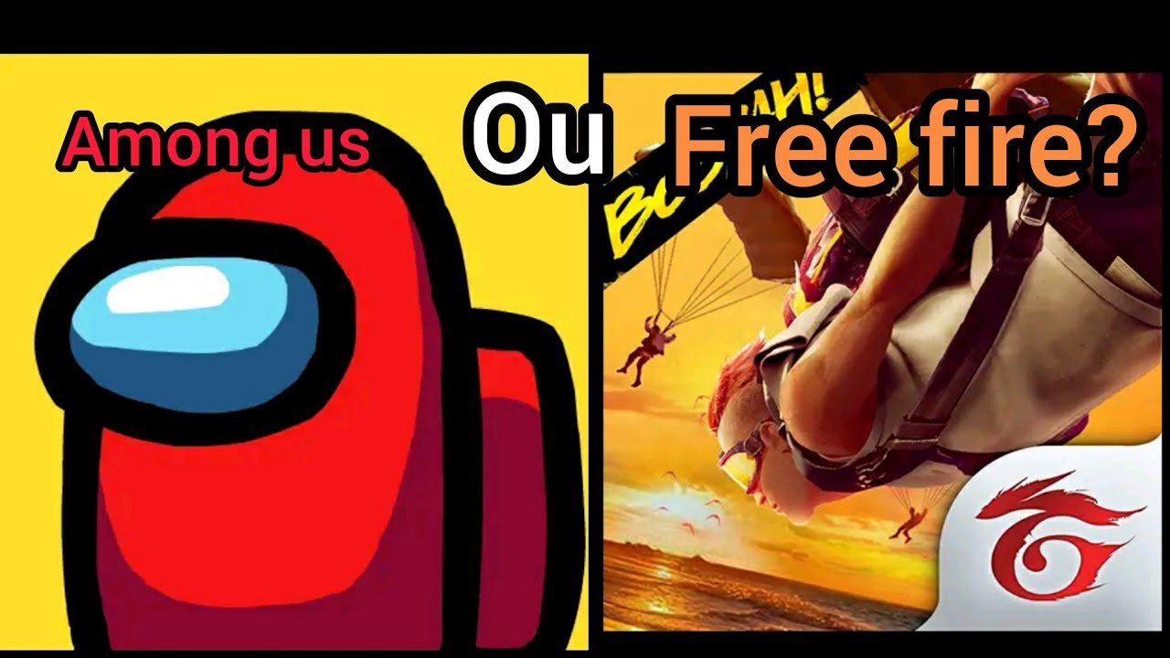 among us vs free fire - YouTube