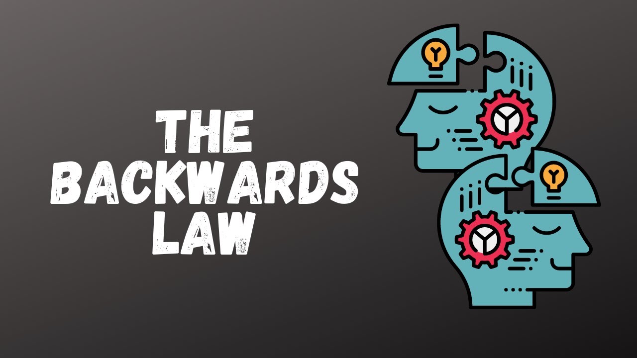 The Backwards Law - Stop Chasing Happiness - YouTube