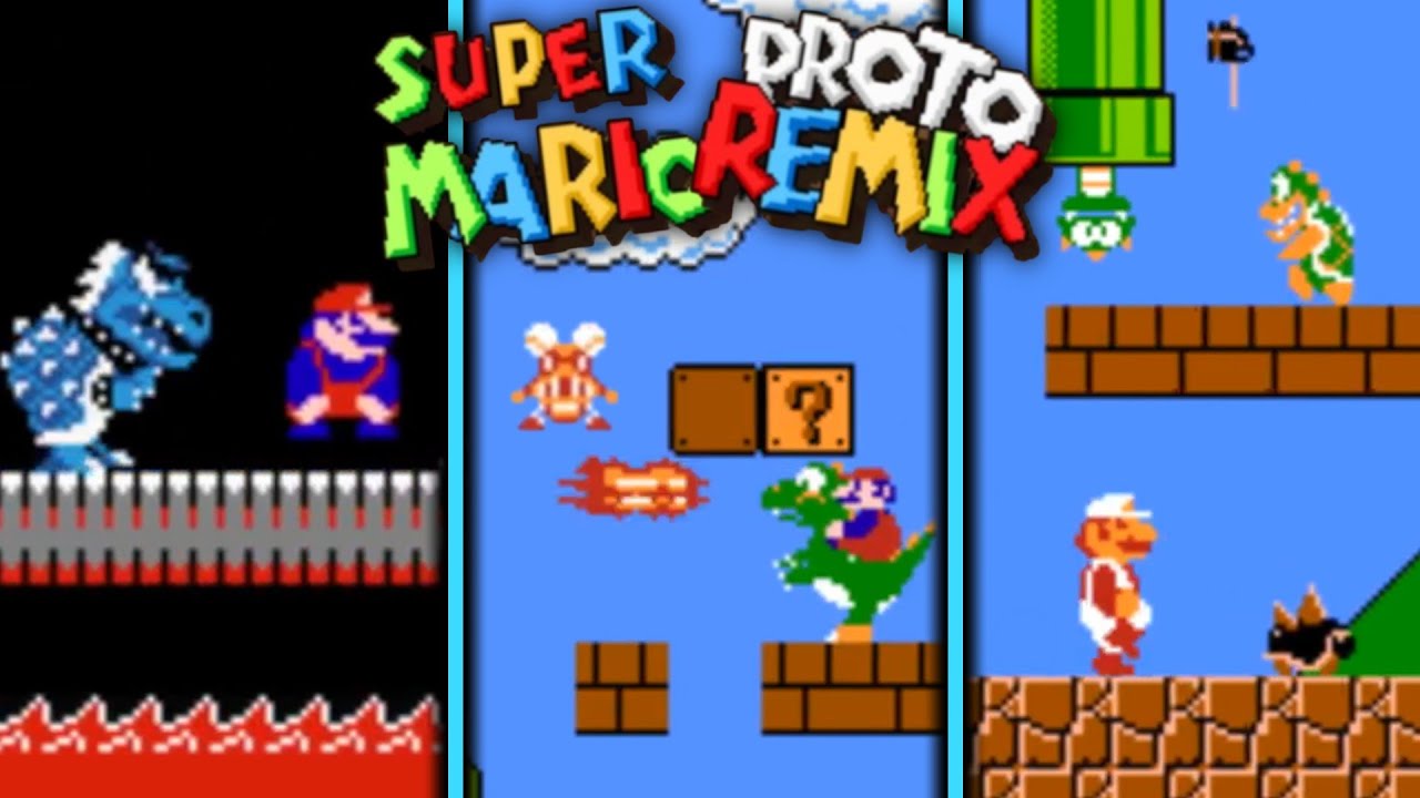 Super Mario Proto Remix is AMAZING! - Mario NES Style Fan Game - YouTube