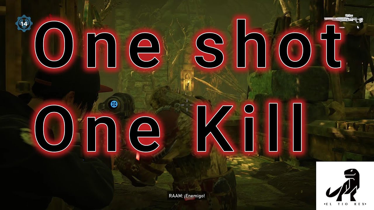 The best Sniper´s shots GOW 5 - YouTube