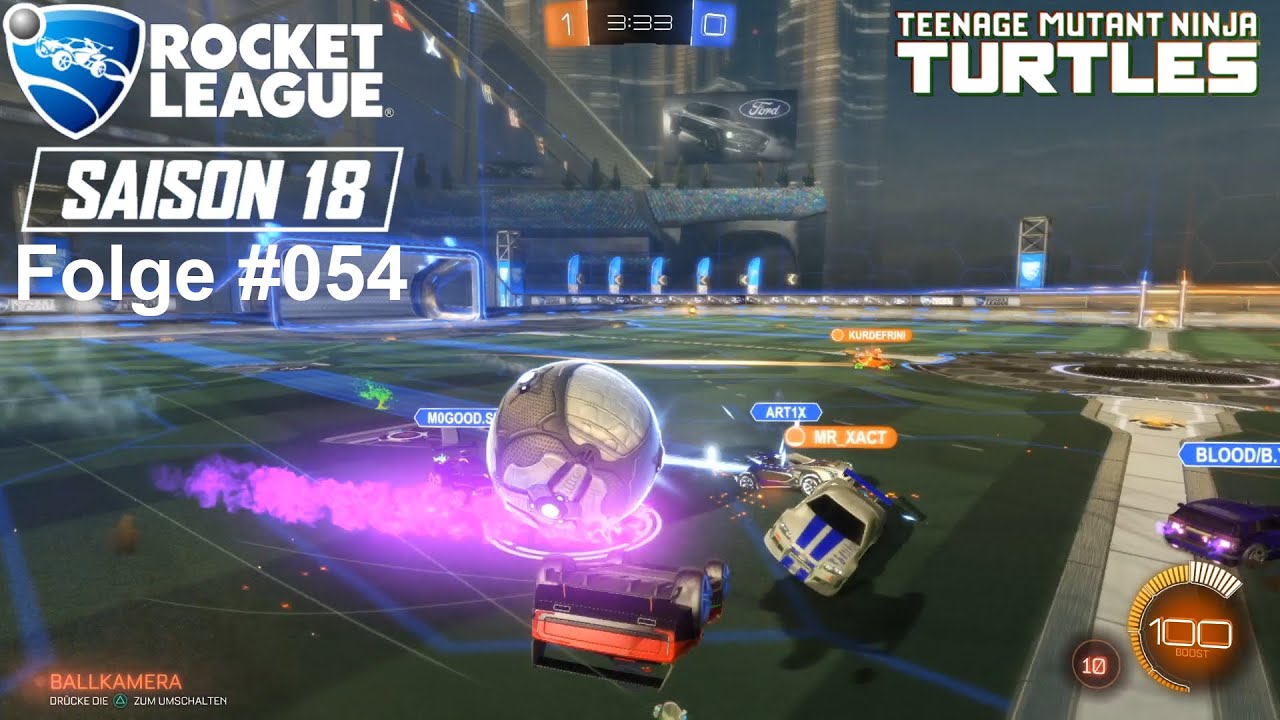Rocket League 🚗⚽ F2P Season 18 #054 - Teenage Mutant Ninja Turtles ...