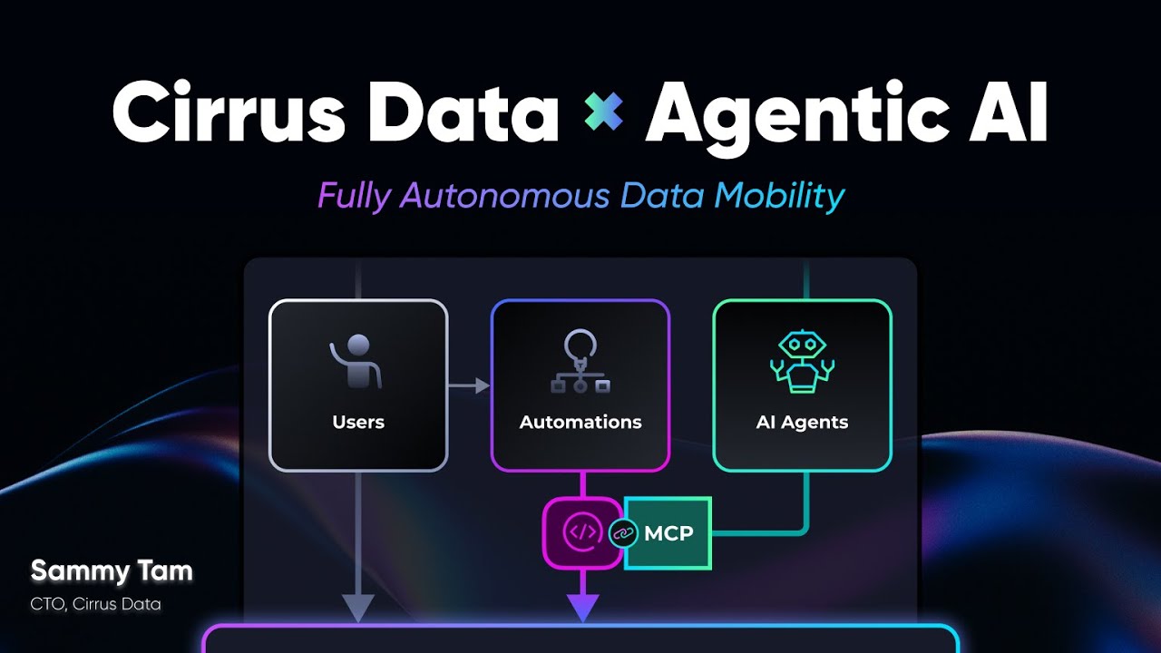 Webinar: Cirrus Data × AI Agents – Fully Autonomous Data Mobility - YouTube