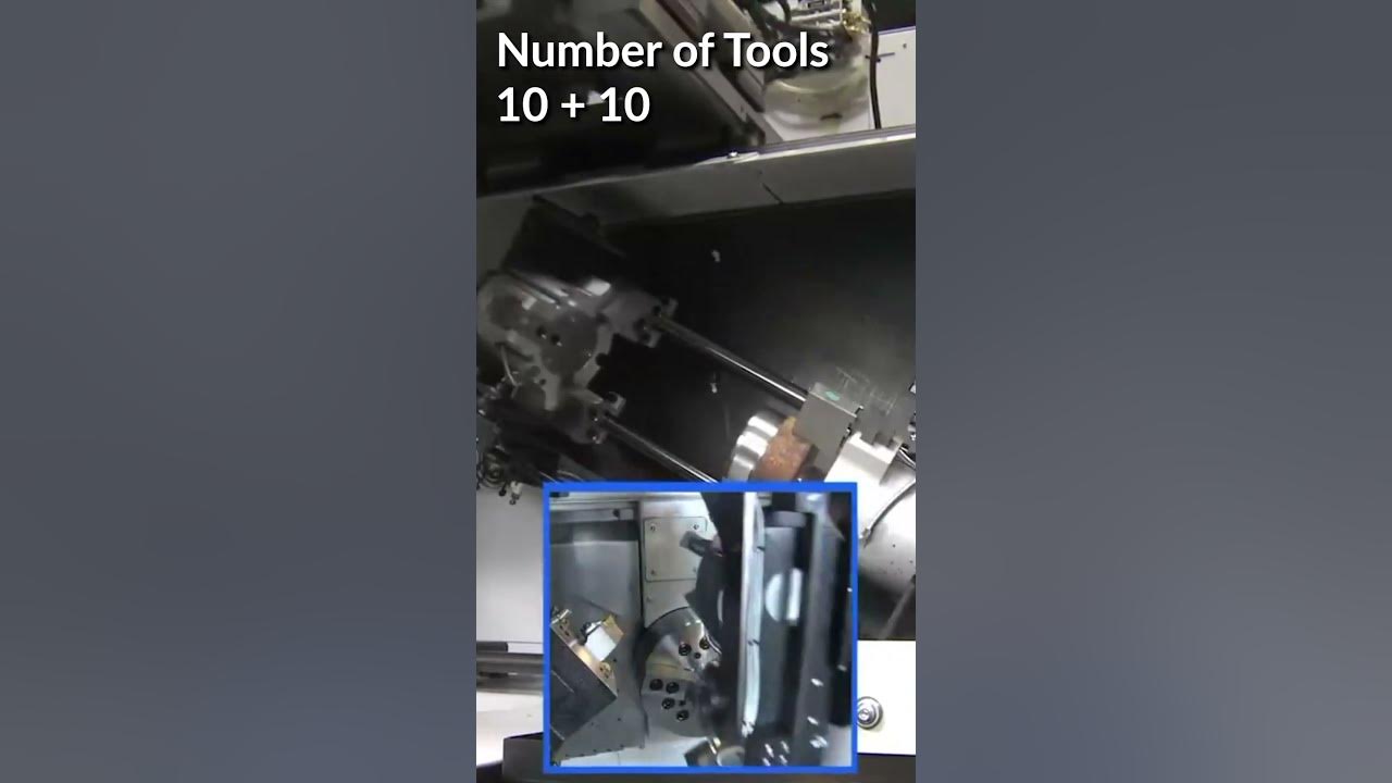 Takisawa TT 2100G: Parallel Twin-Spindle Lathe #Short #CNC # ...