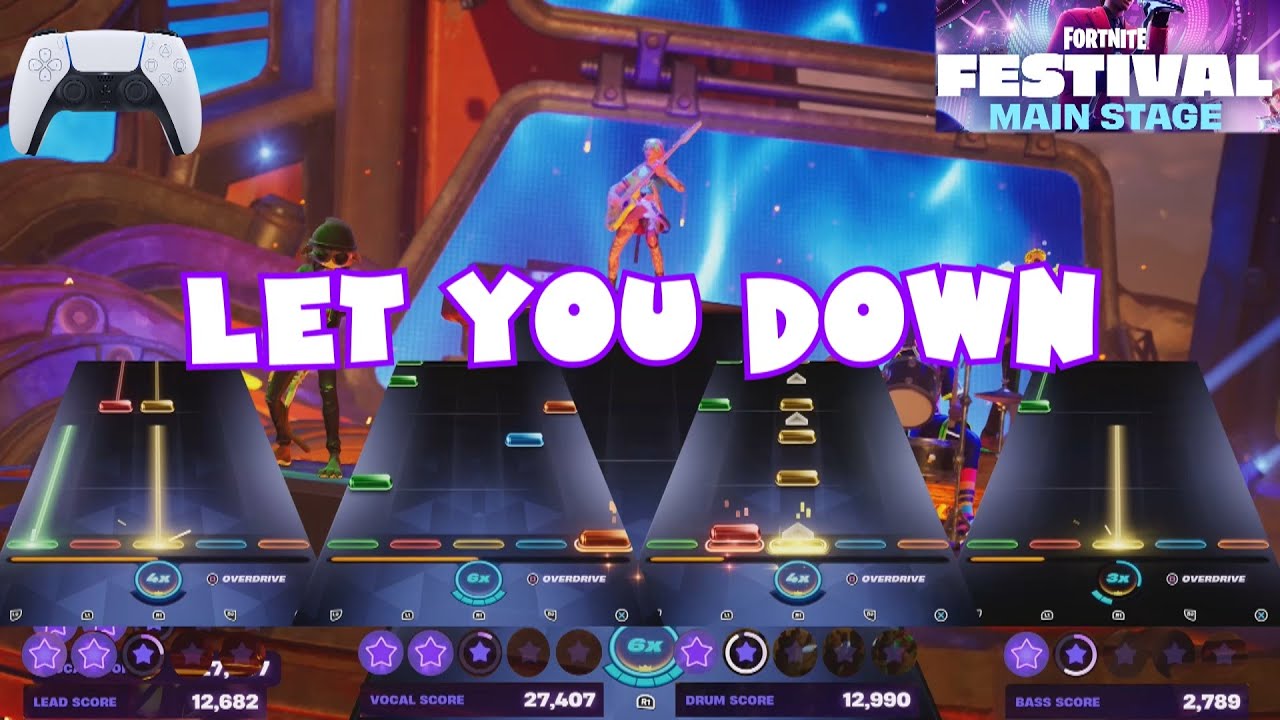 Let You Down by NF - Fortnite Festival Expert Full Band (July 18th ...