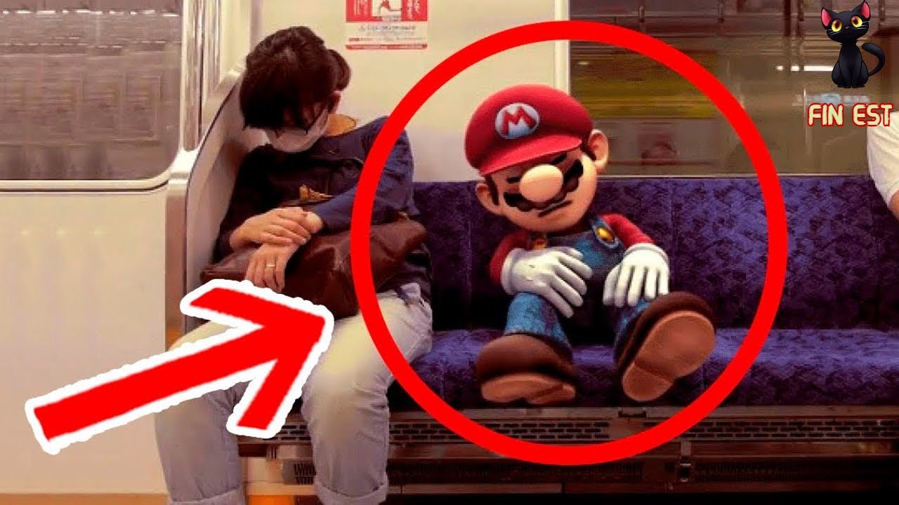 TOP 7 Video Game Characters Captured on Camera and Seen - YouTube