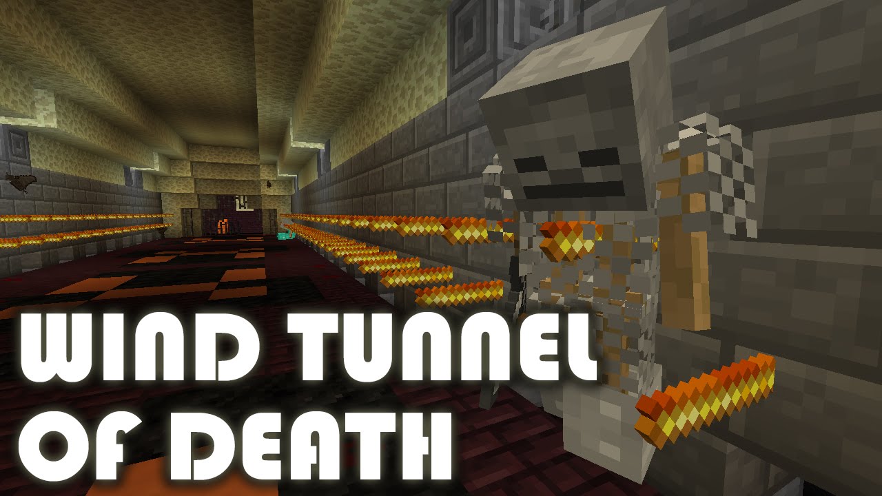 Minecraft - Wind Tunnel of Death - YouTube