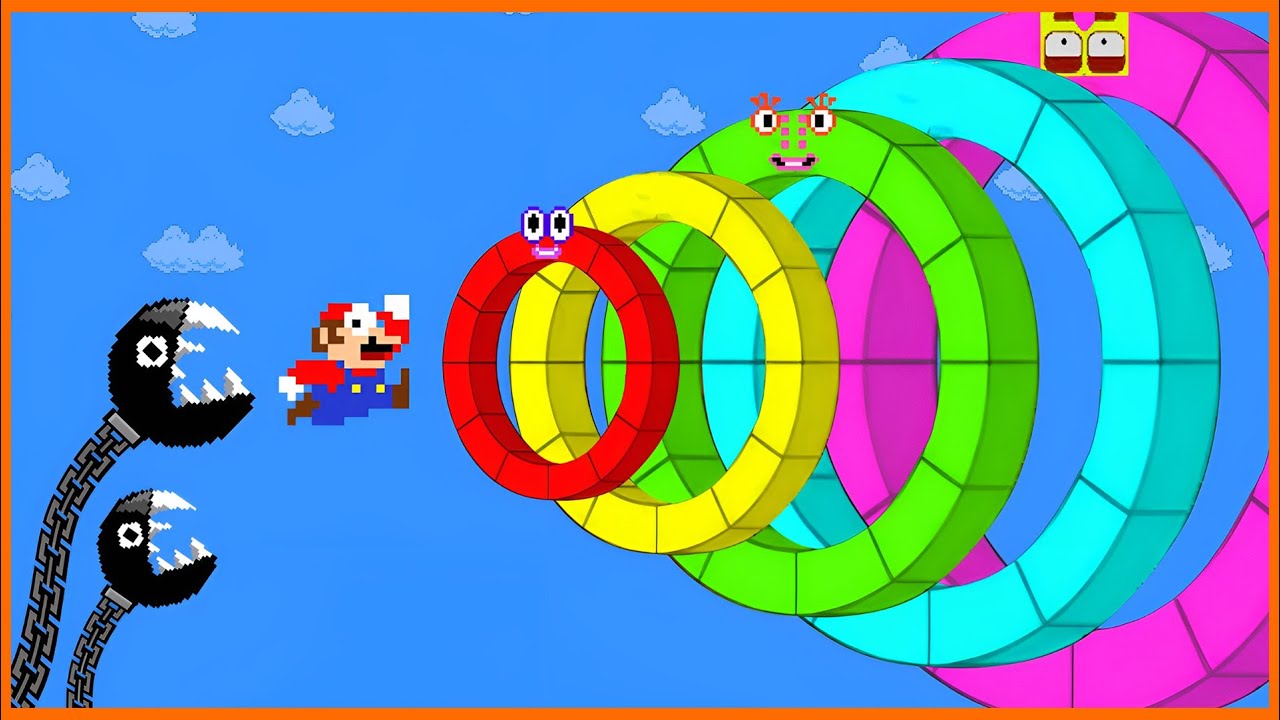 Ultimate Clash Mario: Numberblocks 1 Take on the Biggest Block Maze ...