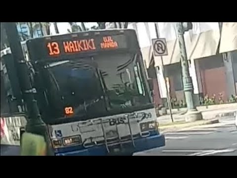 Honolulu Bus 509 Route 13 - YouTube