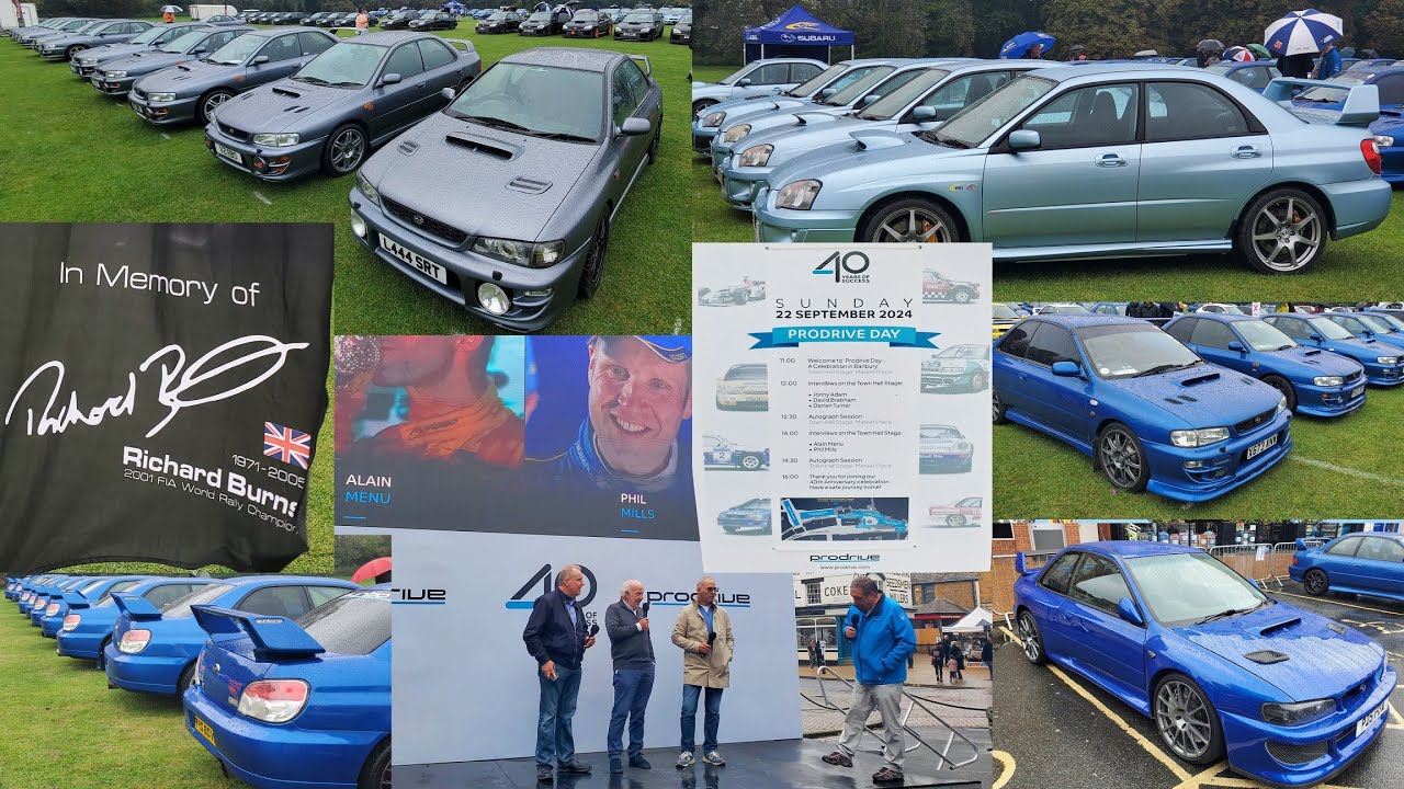 Prodrive 40th Anniversery Event | RB5• RB320•P1•P25•WR1•GB270•V-Limited ...