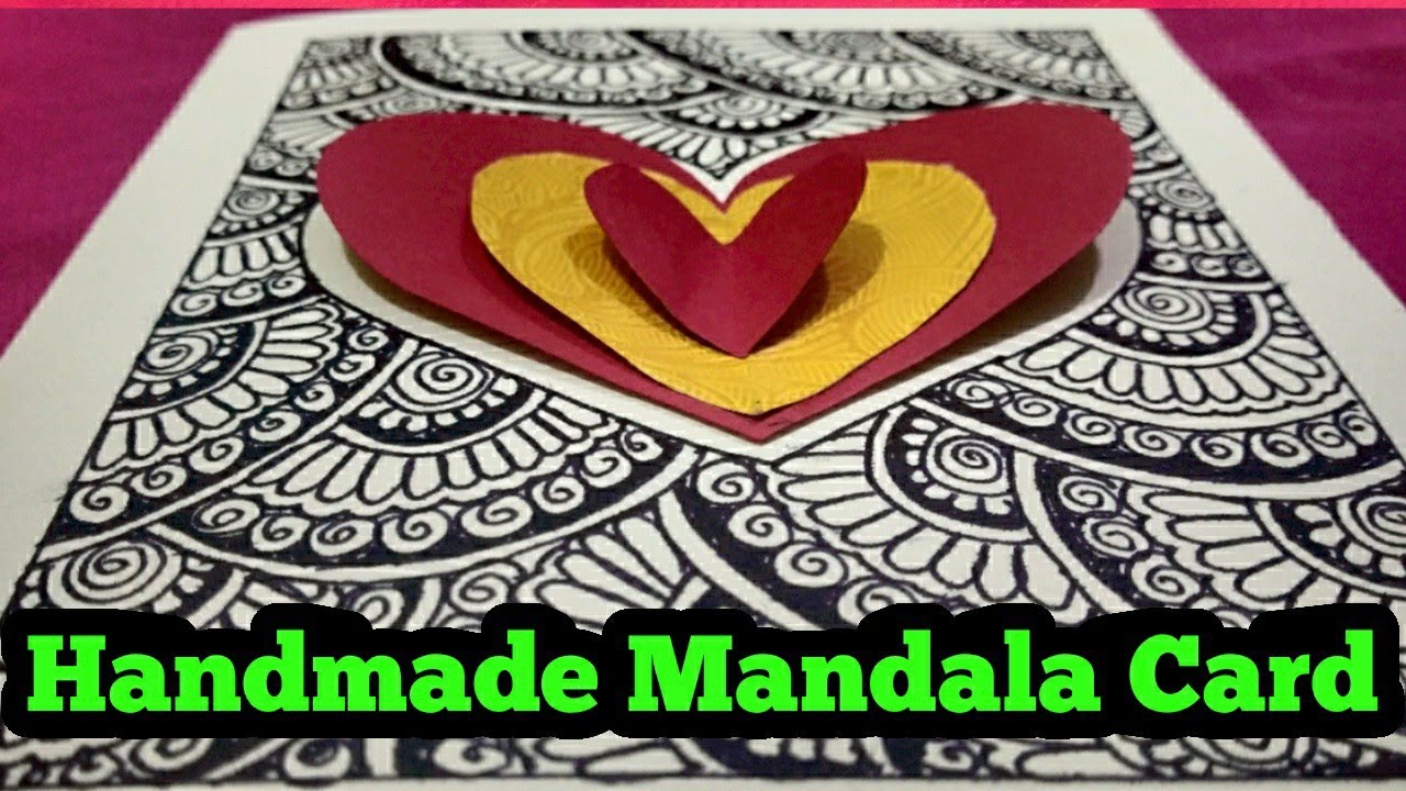 Easy And Beautiful Handmade Mandala Greeting Card For your Loved Ones ️ ...