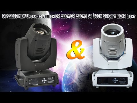 NEW Upgraded Version 5R/7R/15R SHARPY BEAM Light Programming in ETY ...