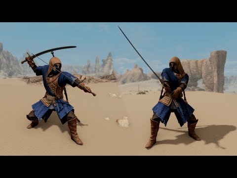 Scimitar - Curved Swords and Greatswords Combo Animations BFCO Skyrim ...