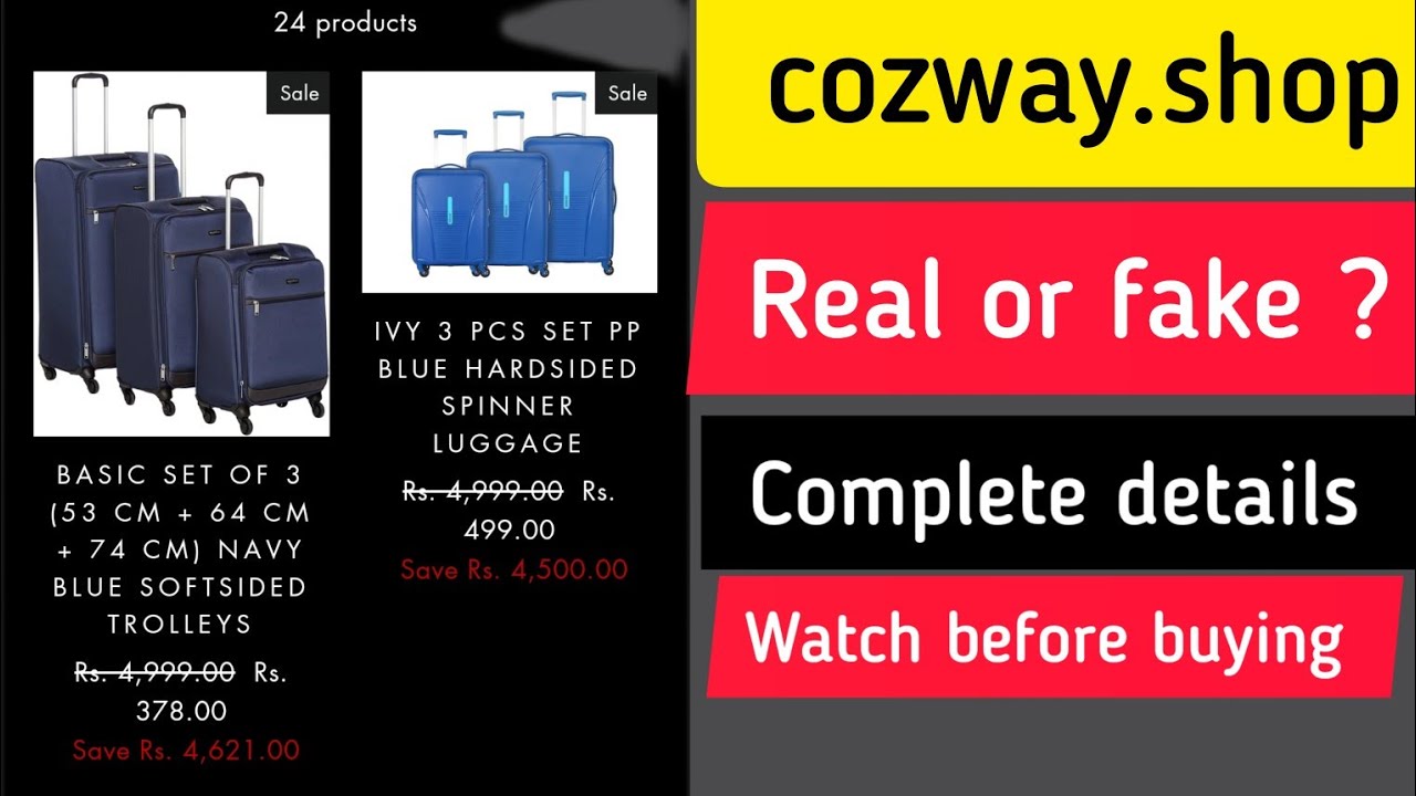 cozway.shop website review || coz way website real or fake || cozway ...