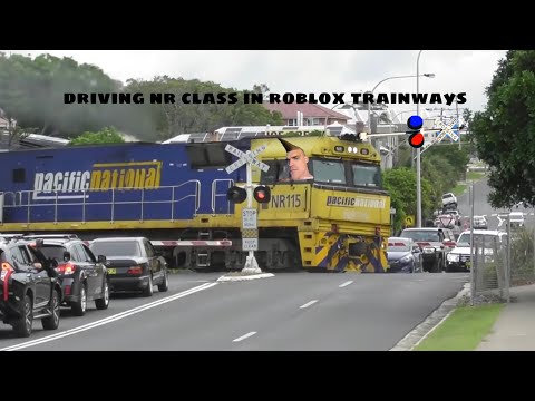 Train driving in trainways roblox NR class - YouTube