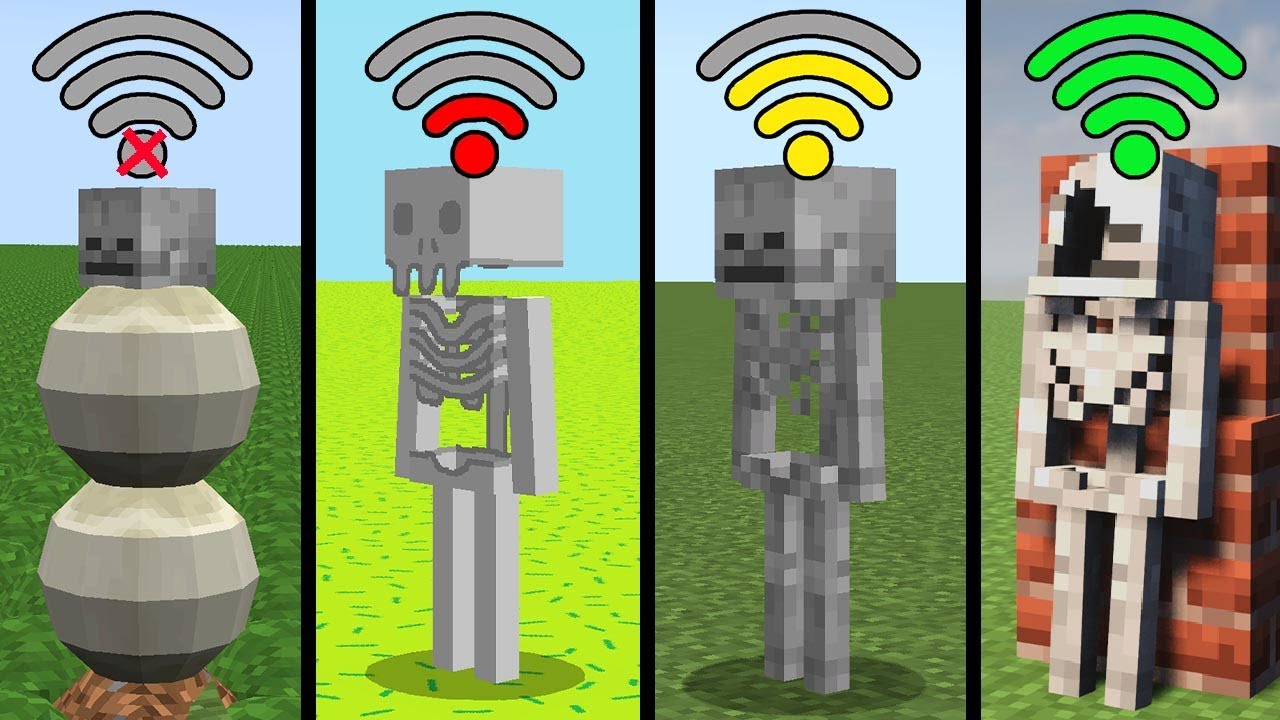skeleton with different Wi-Fi - YouTube
