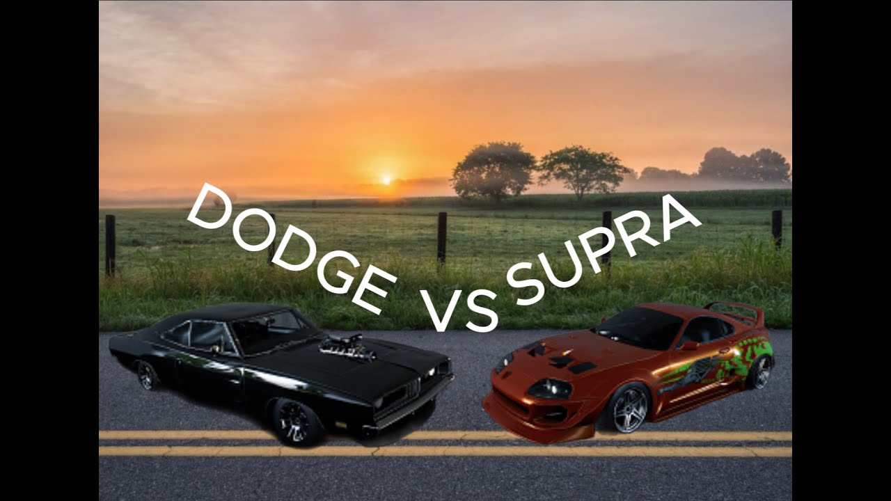 SUPRA VS DODGE - YouTube