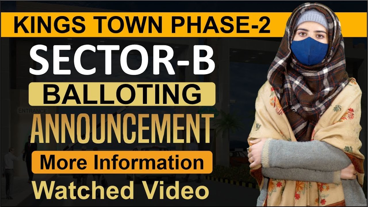 Kings Town Sector B | Payment Plan 2023, Location, Map | Features ...