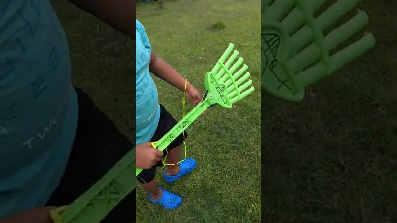 rake weapon inspired by predators prey movie. - YouTube