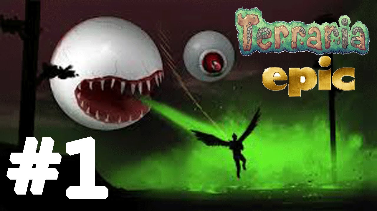 TerrariaEpic #1!: Razorblade Typhoon VS. 50 Spazmatism, 50 Retinazer ...