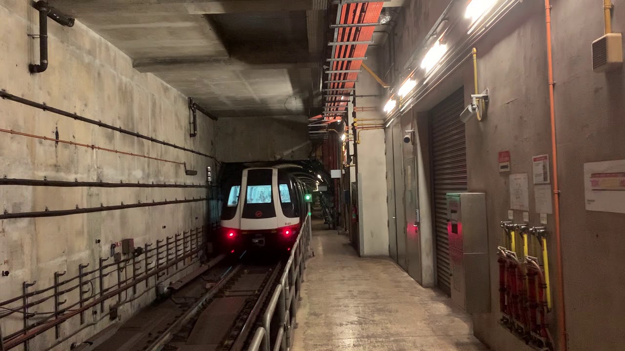 SMRT Trains CCL Alstom Metropolis C830 [808] departing Marymount ( ️ ...