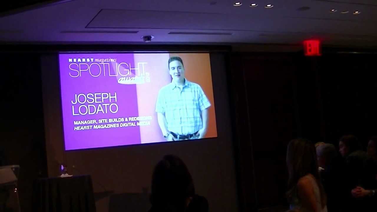 Hearst Spotlight Awards 2013 - Joe Lodato (part 1) - YouTube