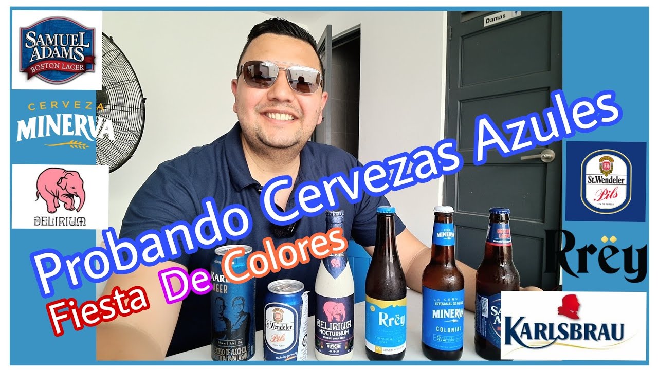 Probando Cervezas Azules | Fiesta De Colores - YouTube