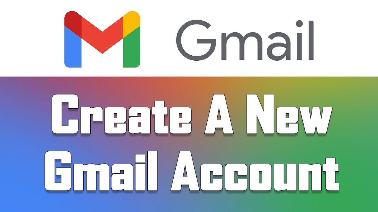 Create A New Gmail Account 2021 | Gmail App Account Registration Help ...