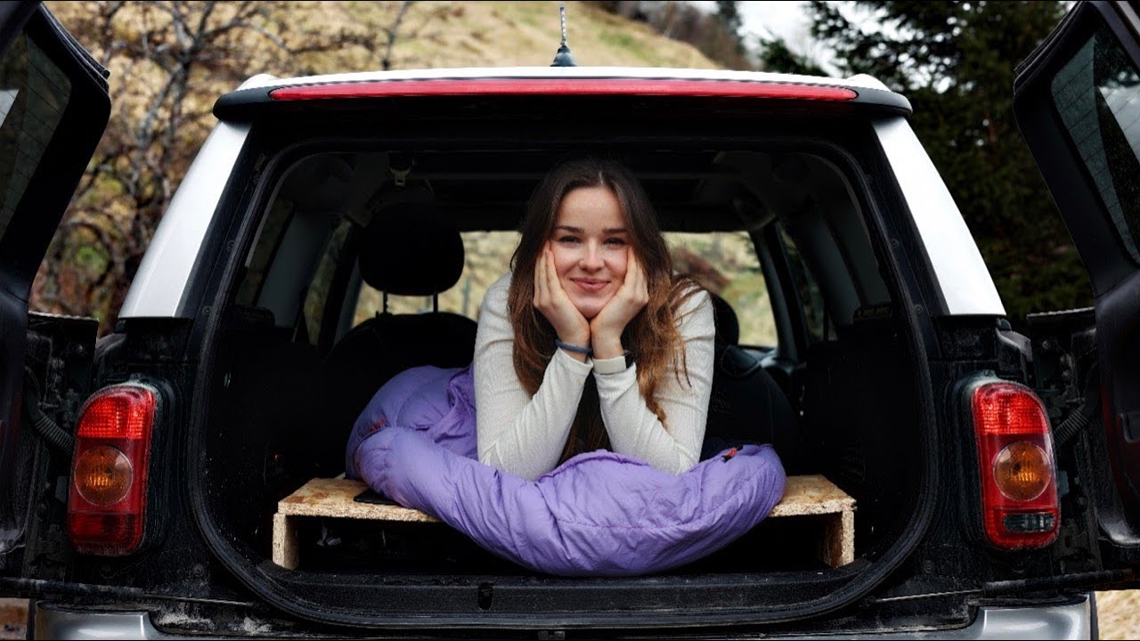 converting our tiny car into a home - YouTube