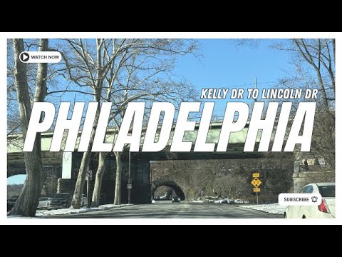 Scenic Drive From Kelly Drive to Lincoln Drive, Philadelphia, PA After ...