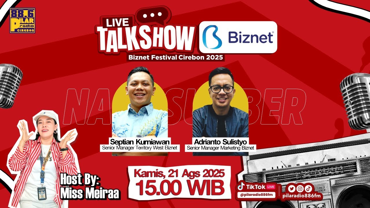 🔴 Live Streaming Talkshow Tentang Biznet Festival Cirebon 2025 ...