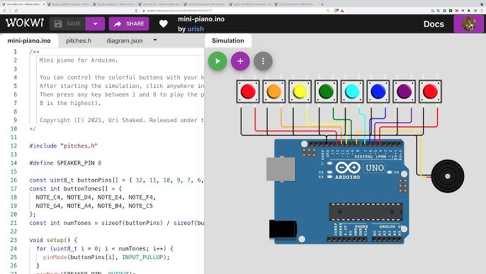 Prova Alex - Wokwi ESP32, STM32, Arduino Simulator Prova Alex - Wokwi ESP32, STM32, Arduino Simulator