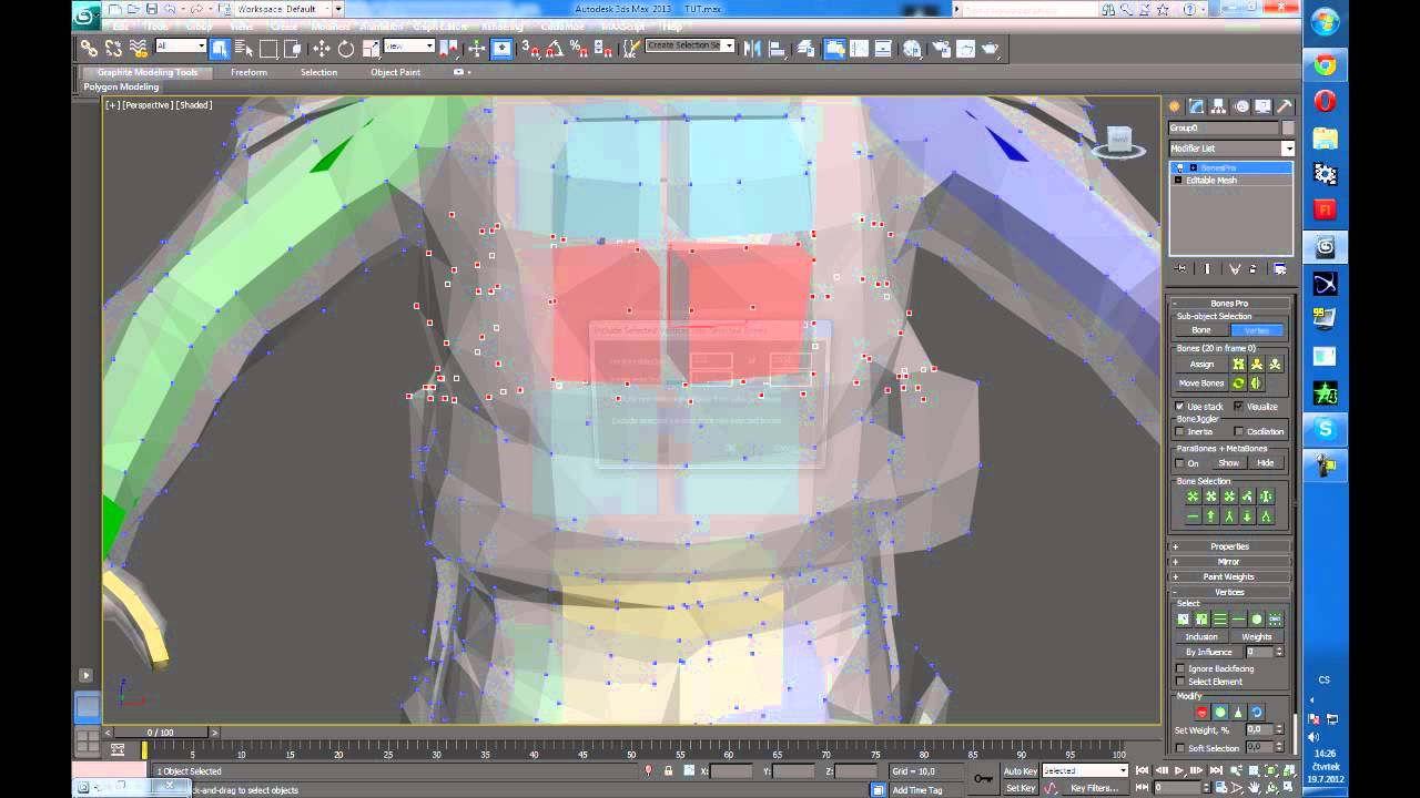 Tutorial | 3DS max | How to rigg your model with Bones Pro | CZE dabing ...