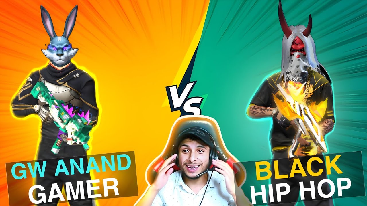 GW ANAND GAMER 💥 VS BLACK HIP HOP 👽 MOST DANGEROUS CUSTOM ROOM MATCH ON ...