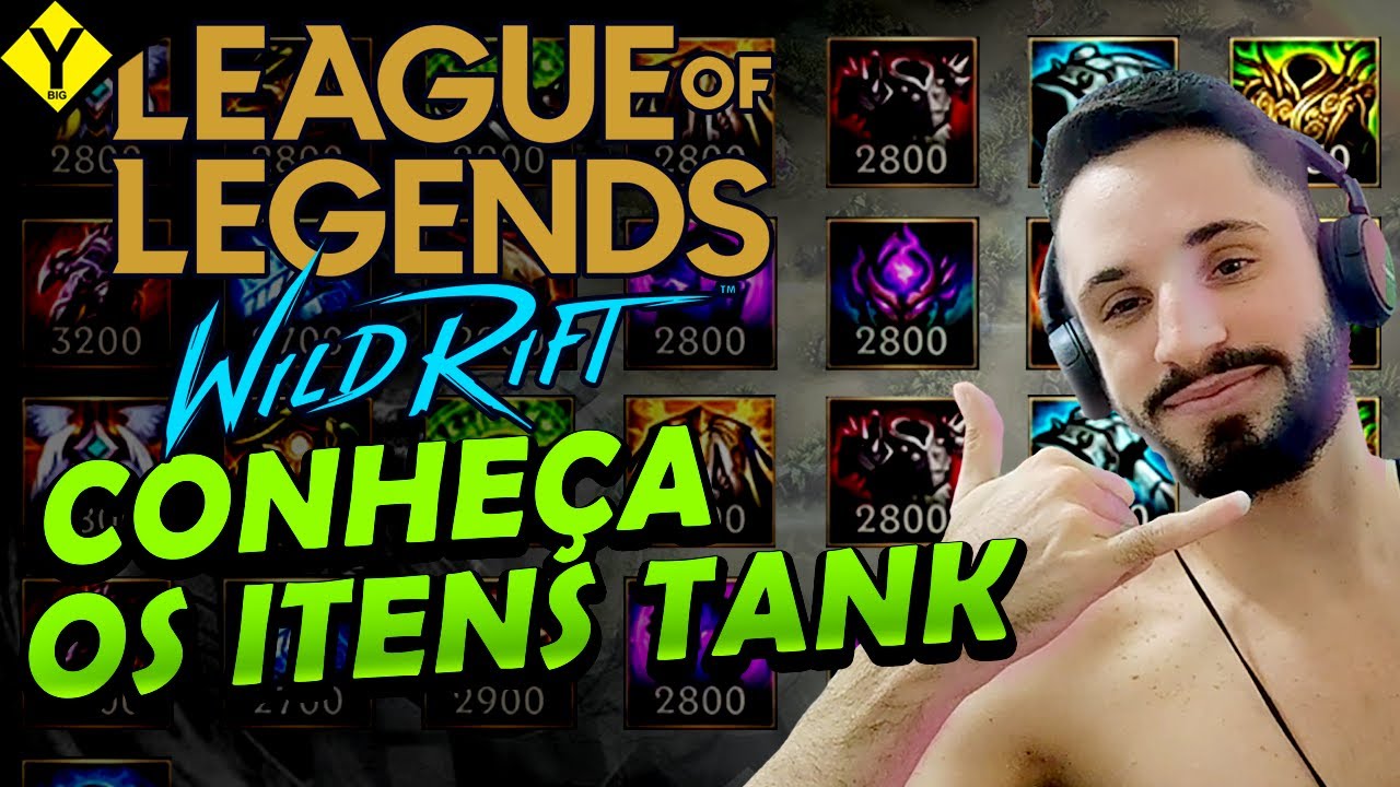 CONHEÇA OS ITENS DE TANK E SUPORTE | League of Legends: Wild Rift - YouTube