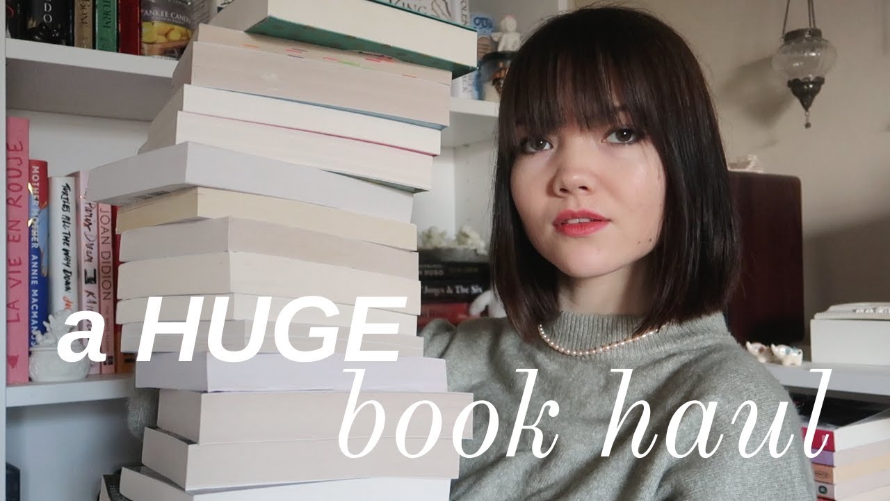 my first book haul of the year - YouTube