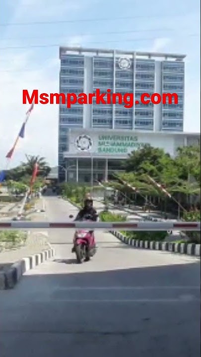 Palang Parkir Sistem Parkir Universitas Muhammadiyah Bandung - Youtube